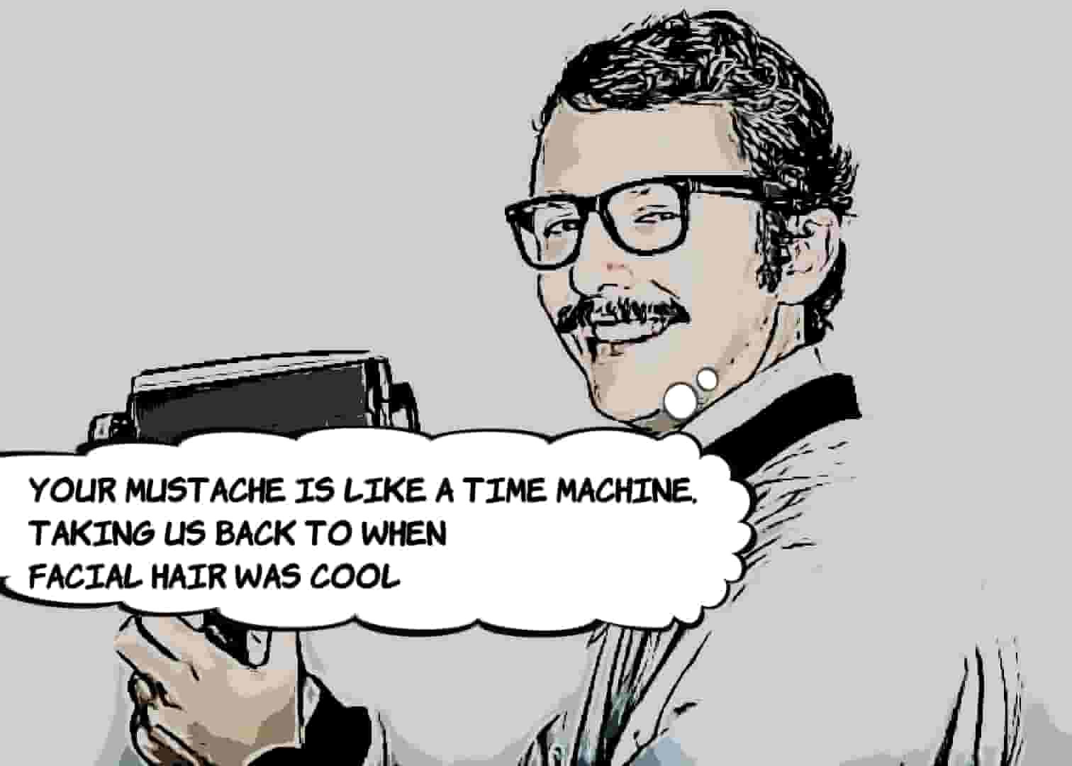 20 Funny Roasts for Someone With a Mustache - RoastHow