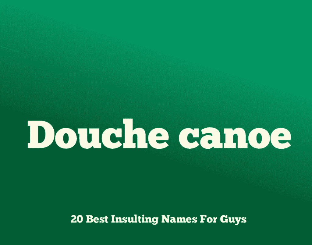 20 Insulting Names for Guys - RoastHow